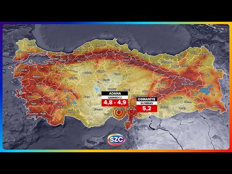 TÜRKİYE BEŞİK GİBİ SALLANIYOR! Akdeniz'de Peş Peşe 3 Deprem! Adana ve Osmaniye Sallandı