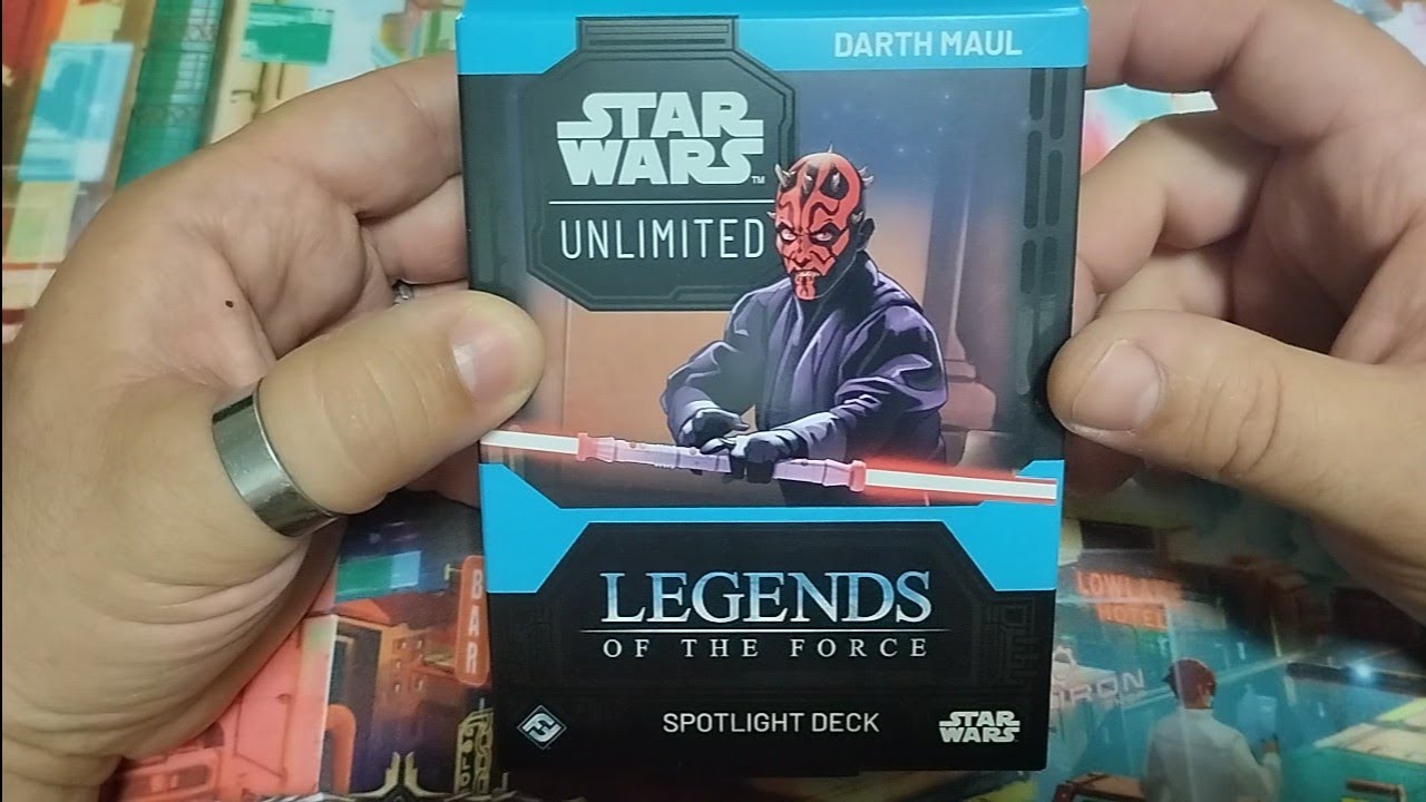 Star Wars Unlimited - Legends Of The Force - Darth Maul - Spotlight ...
