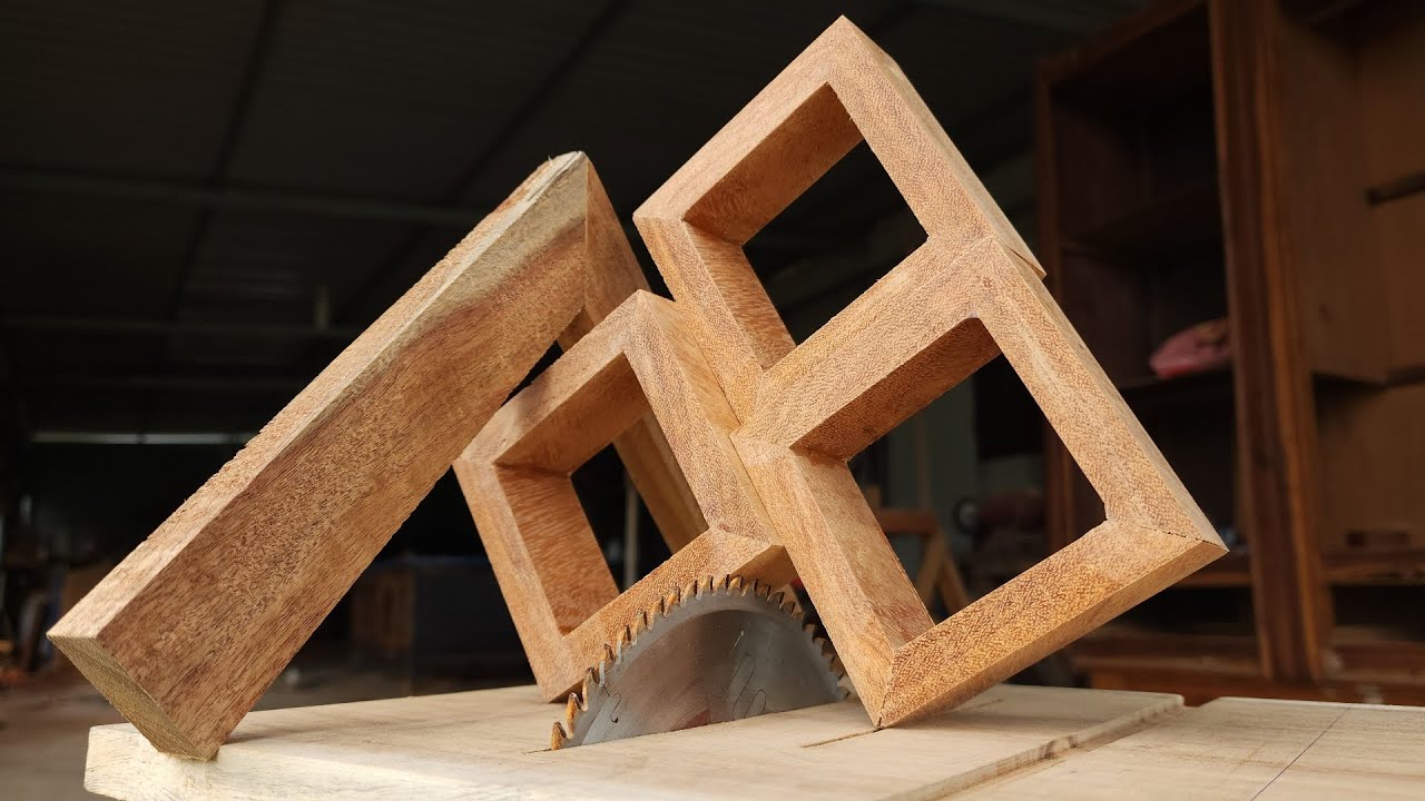 How to make a table saw with all usefull features very quick ...