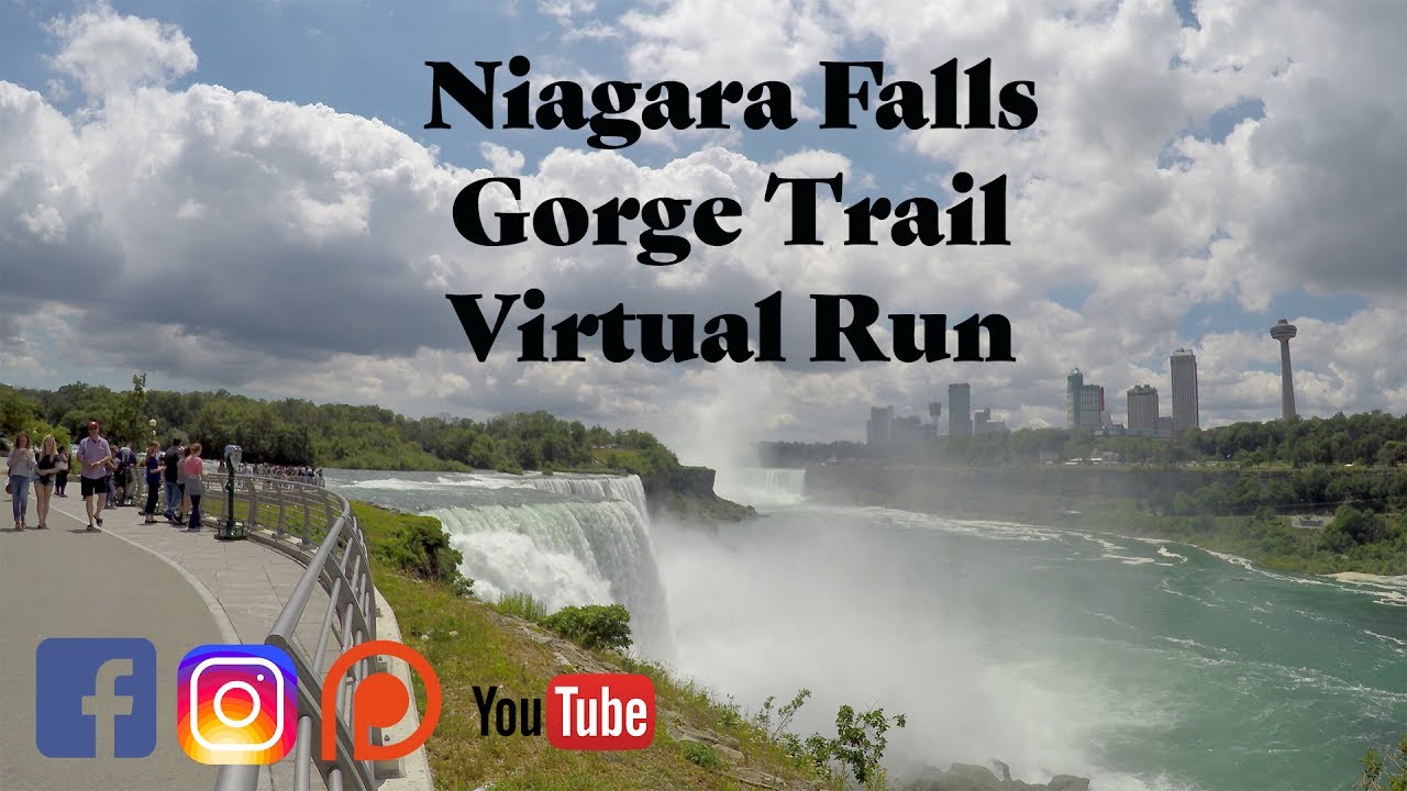 Niagara Falls Virtual Run with Ambient Sound - YouTube