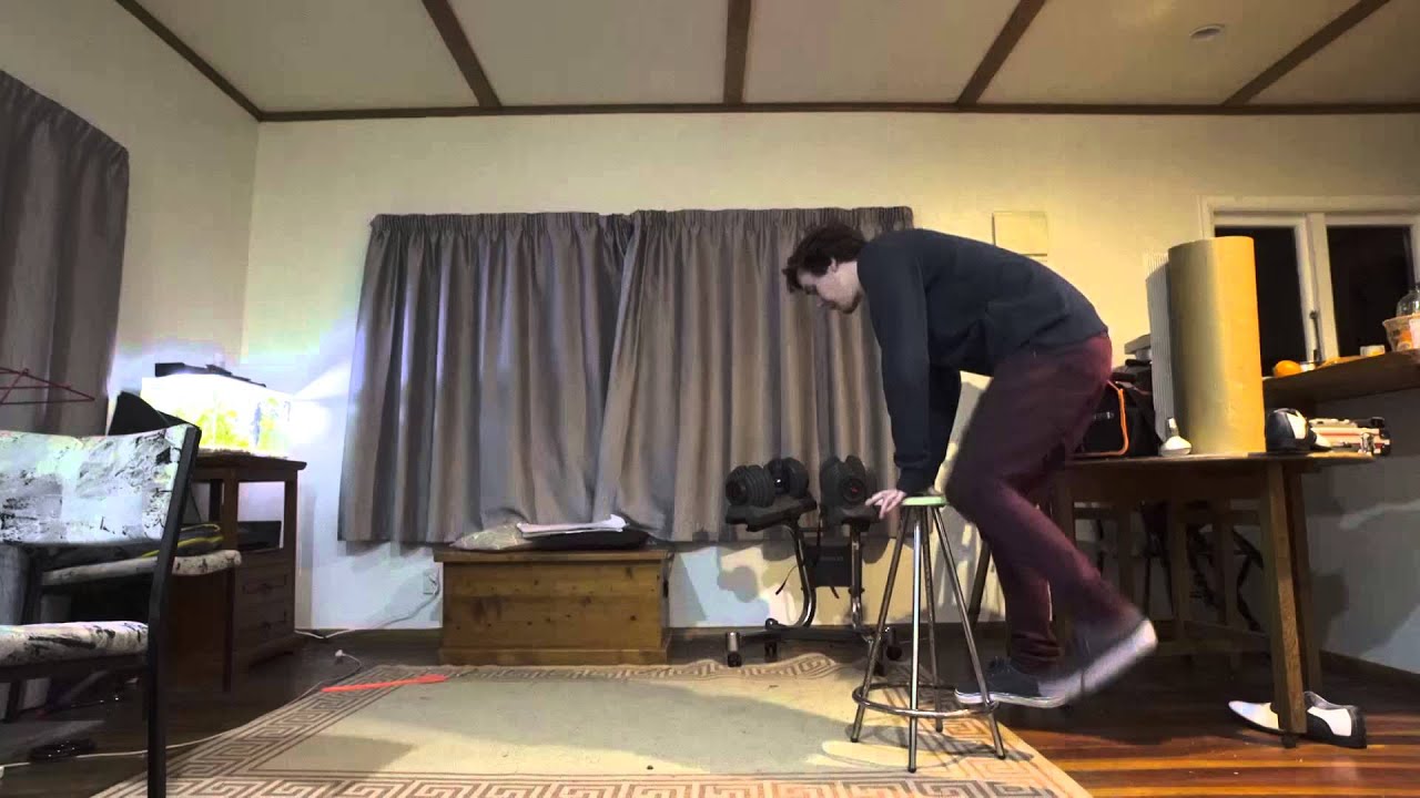 Idiot Falls Off A Bar Stool - YouTube