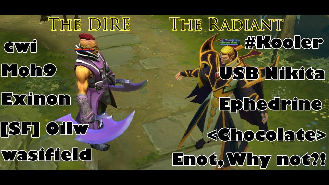 The Dire vs The Radiant. Dota 2 movie. - YouTube