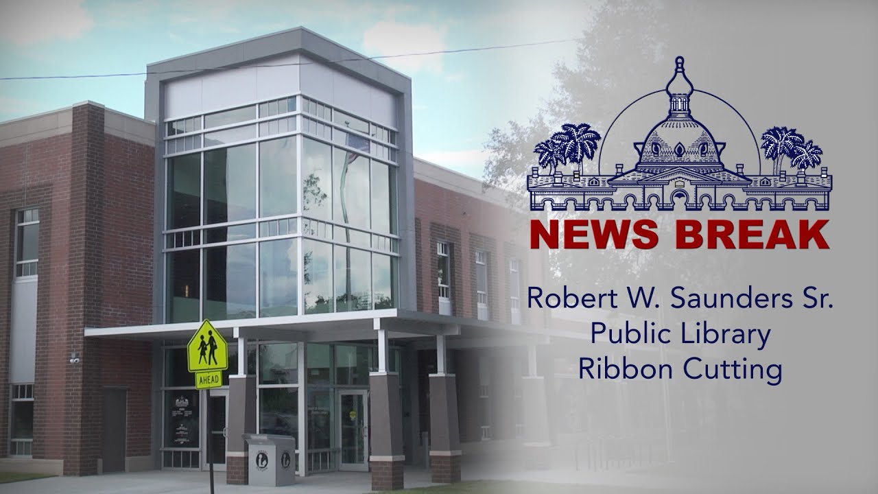 Robert W. Saunders Sr. Public Library Ribbon Cutting - YouTube