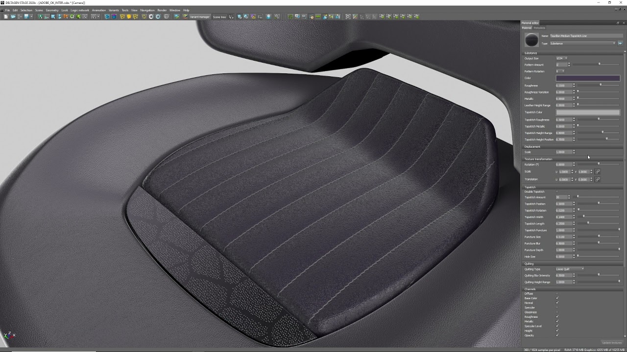 Substance Materials in 3DEXCITE DELTAGEN - YouTube