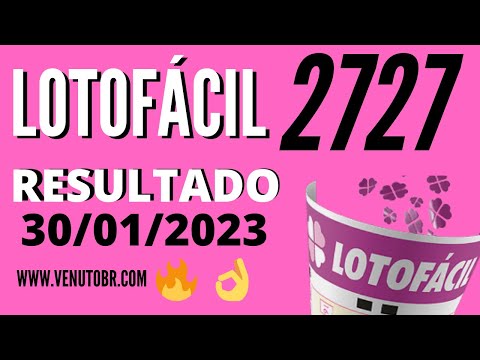 🍀 Resultado Lotofácil  2727
