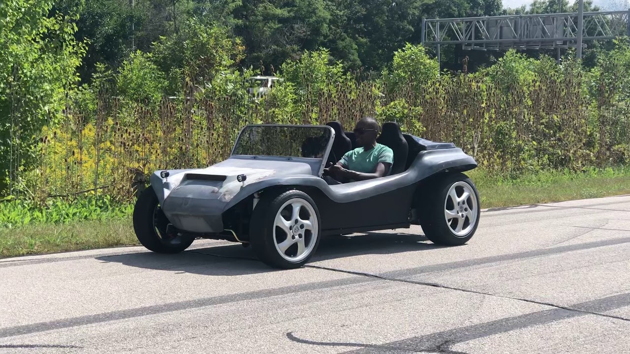 Dune buggy Subaru power test drive - YouTube