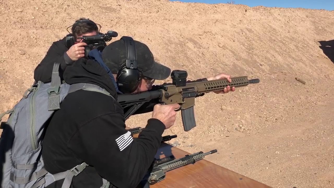 SHOT show 2018 range day: HIPERFIRE Eclipse trigger and compensator - YouTube