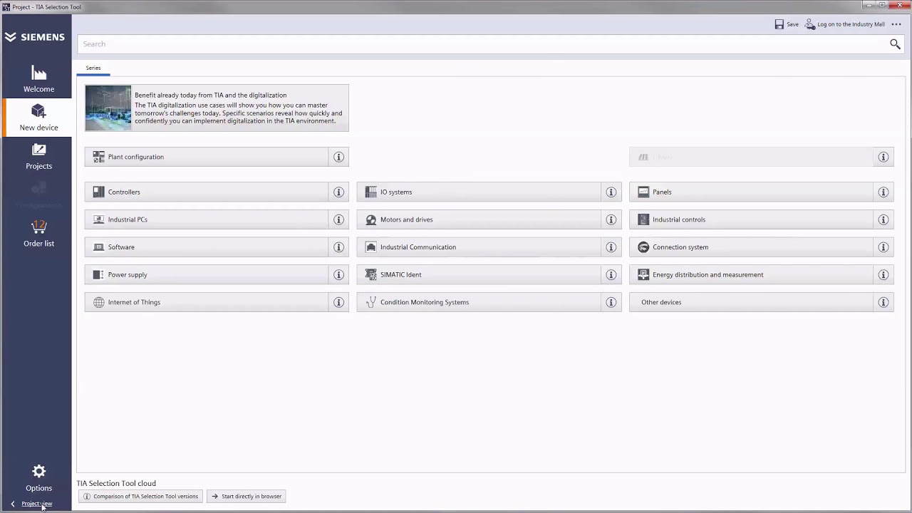 TIA Selection Tool - Library - YouTube