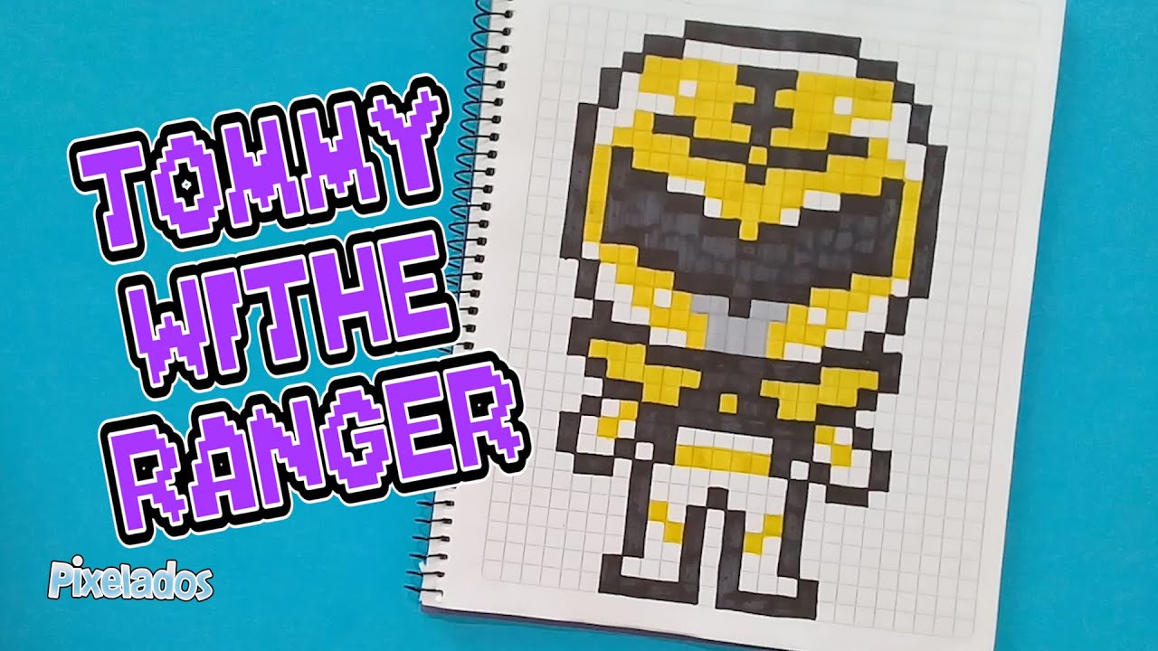 COMO DIBUJAR TOMMY - WITHE RANGER - MIGHTY MORPHIN POWE RANGER PIXEL ...