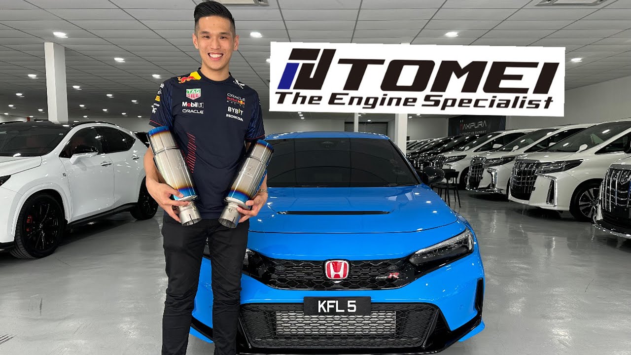 [VLOG]Honda Civic Type R FL5 Install Tomei Full Titanium Type D The ...