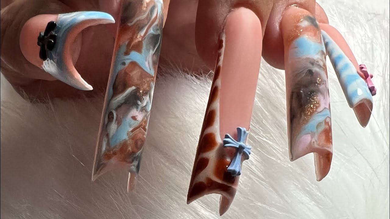 WMW Moon Cut #nails #notpolish #nailart #tutorial #acrylicnailstutorial ...