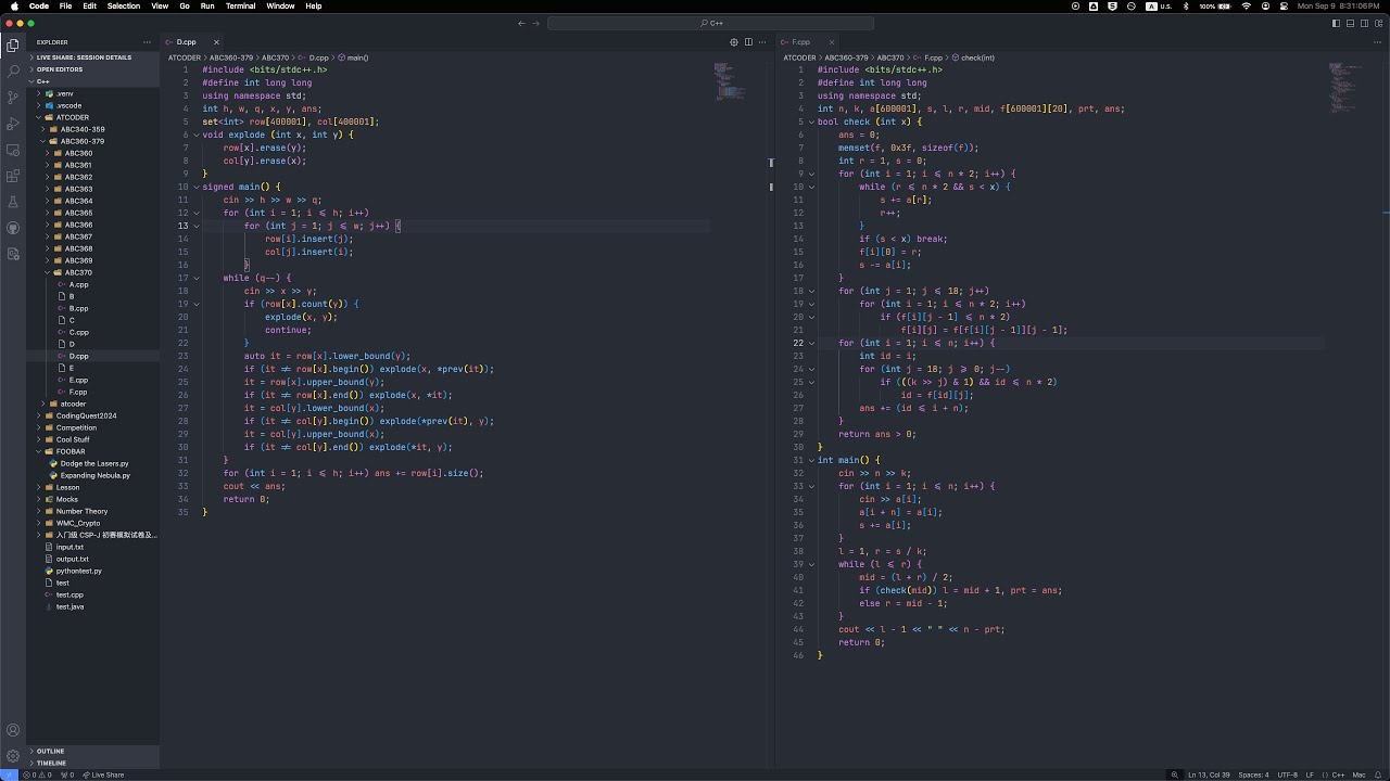 AtCoder Chronicles: ABC370 A-E Solutions - YouTube