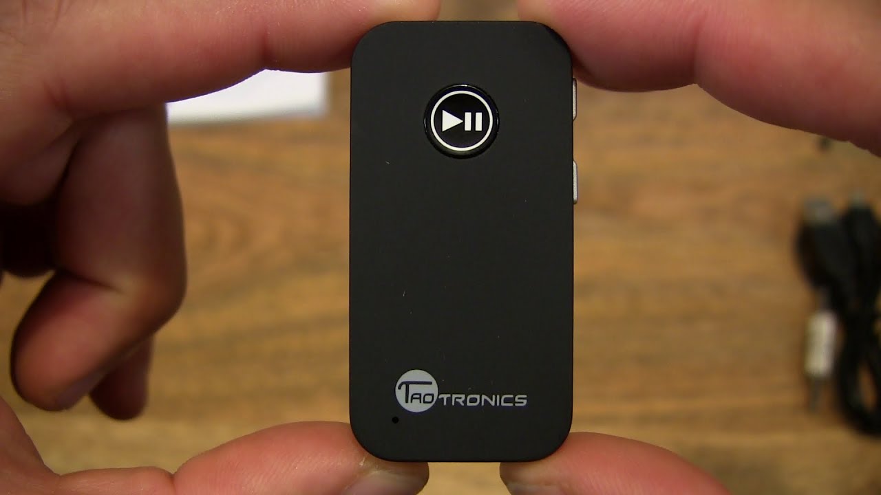 TaoTronics Wireless Bluetooth Audio Receiver - YouTube