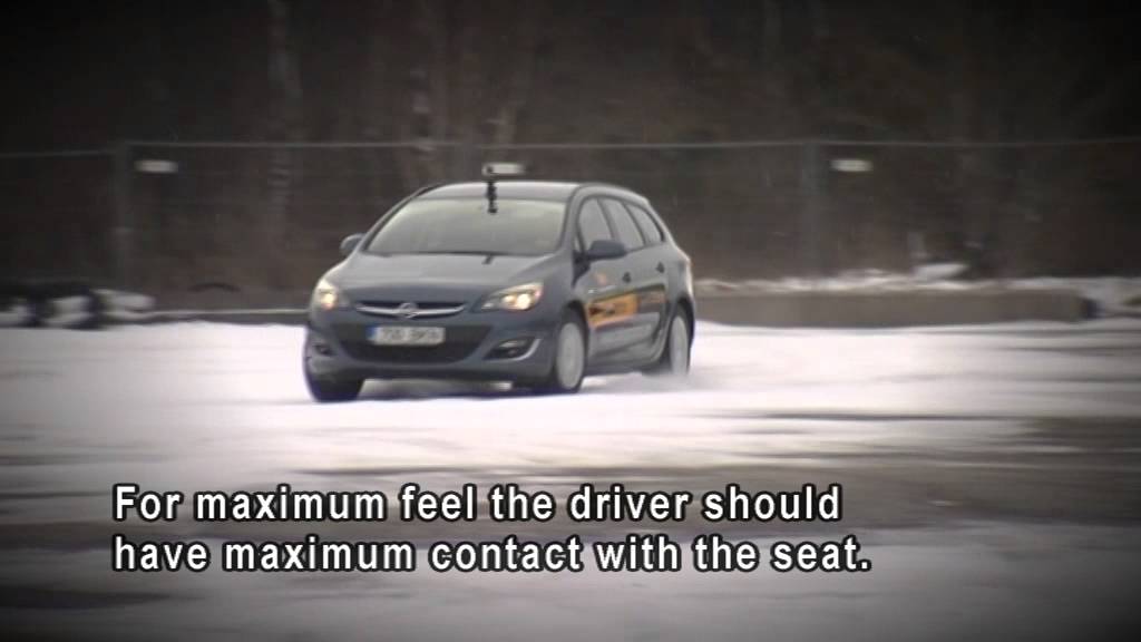 Driving in slippery conditions with a front-wheel drive car - YouTube
