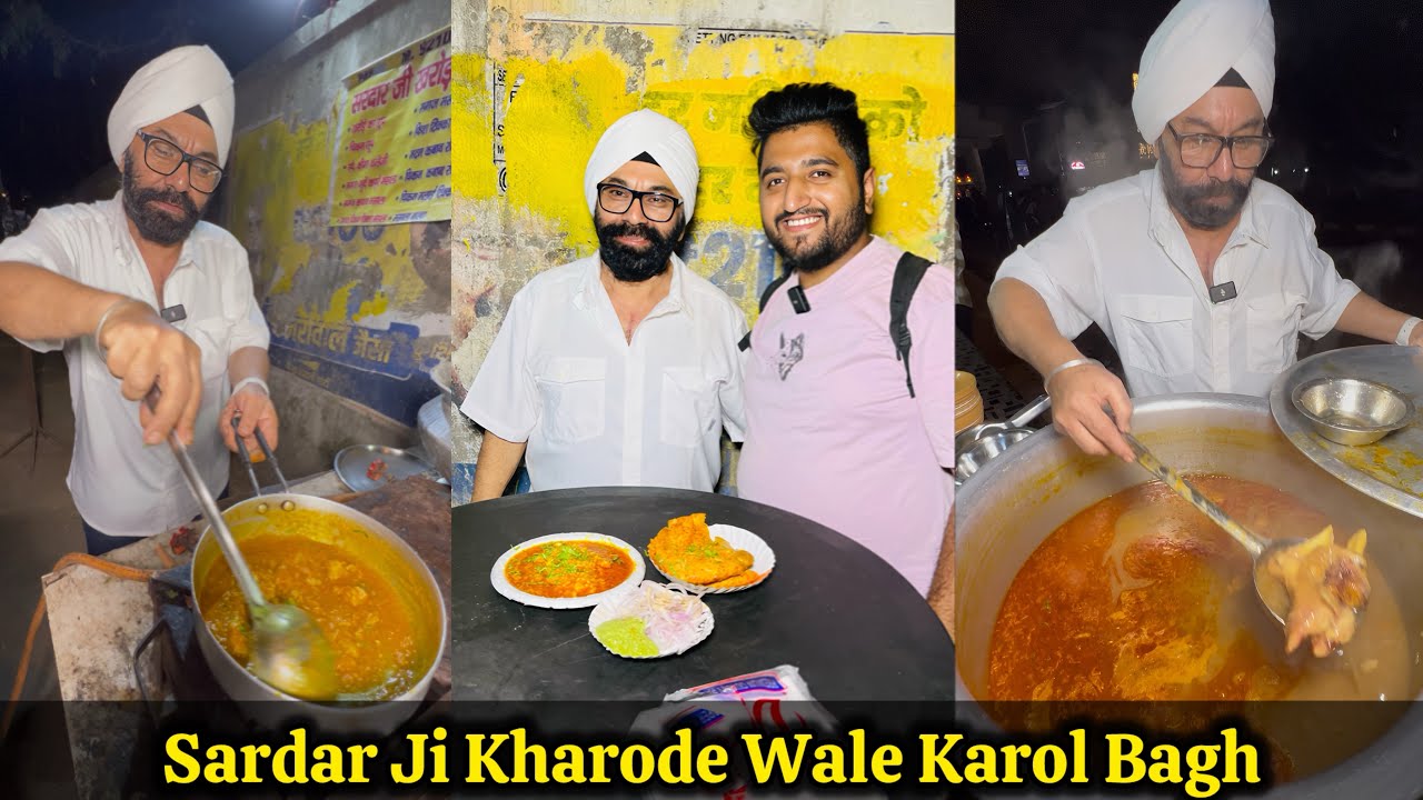 Sardar ji Kharode wale Karol Bagh || Karol Bagh Food || Delhi Street ...
