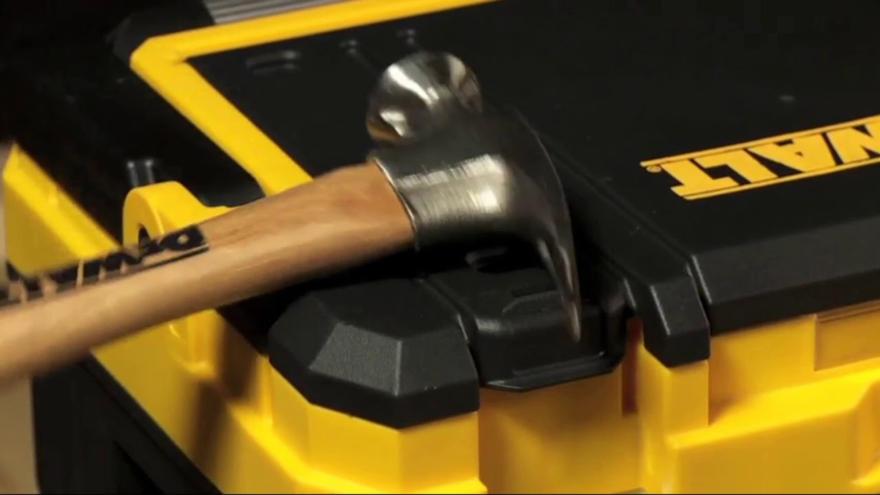 DEWALT Tool Box, TSTAK II, Flat Top (DWST17807) - YouTube