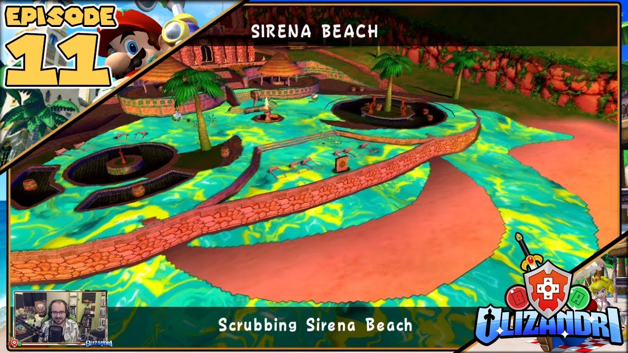 Super Mario Sunshine - Scrubbing Sirena Beach & Gelato Beach Blue Coin ...