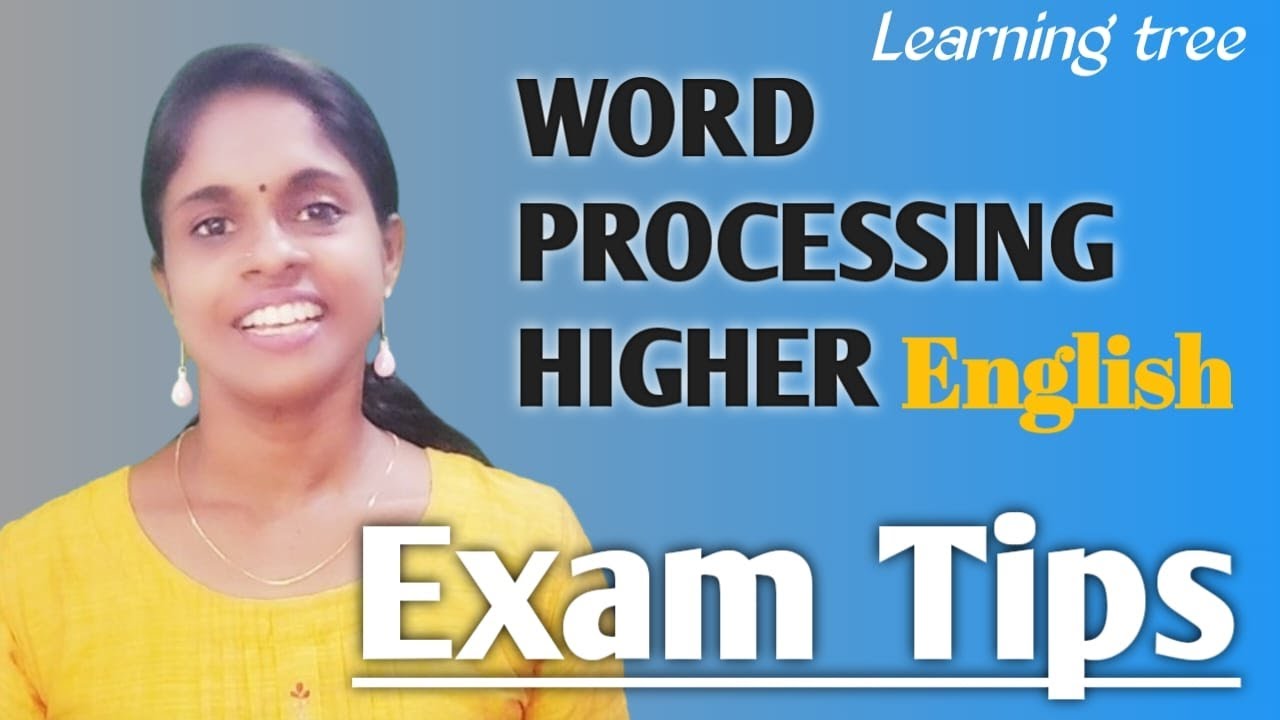 COMPUTER | WORD PROCESSING | HIGHER | ENGLISH TIPS | എക്സാം ടിപ്സ് ...