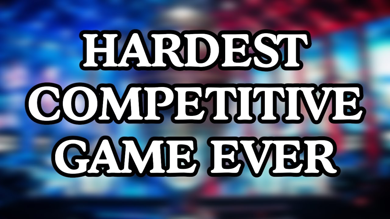 The Hardest Competitive Game Ever - YouTube