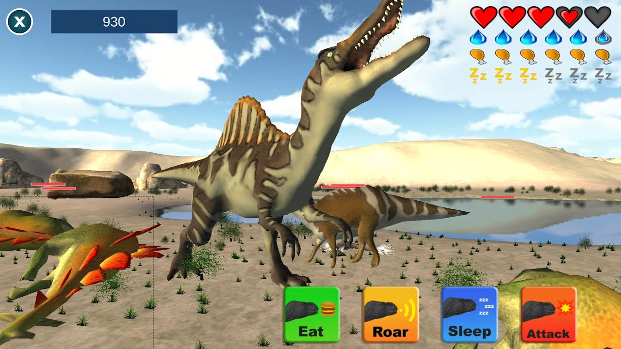 Dinosaur Sim Android Gameplay #4 Quetzalcoatlus Simulator - YouTube