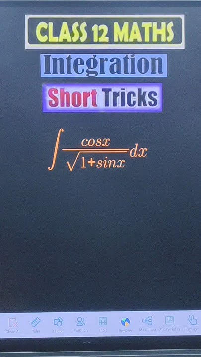 INTEGRATION Shortcut Method - Calculus Tricks : Trick to calculate Integration #shortsvideo # ...