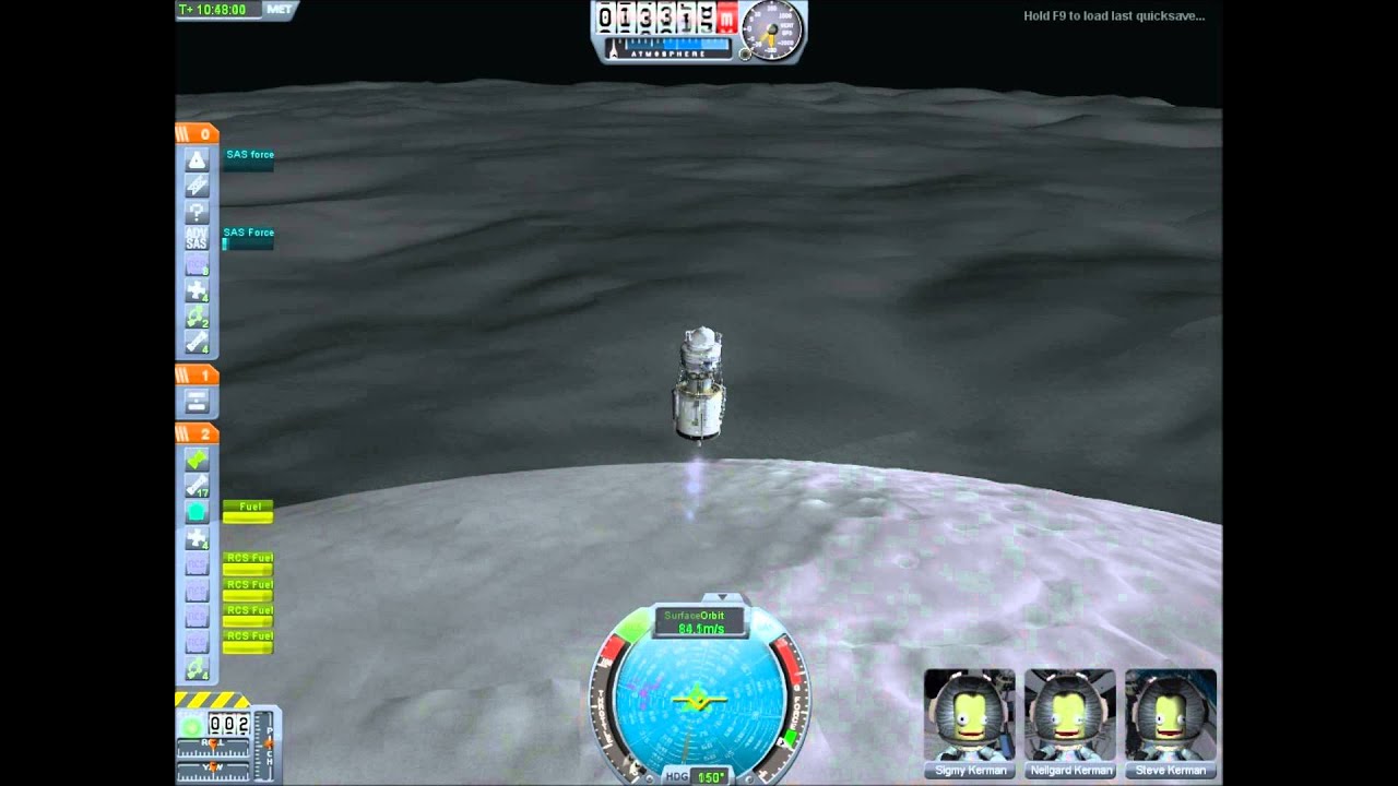 Kerbal Space Program - Landing rover on Mun - YouTube