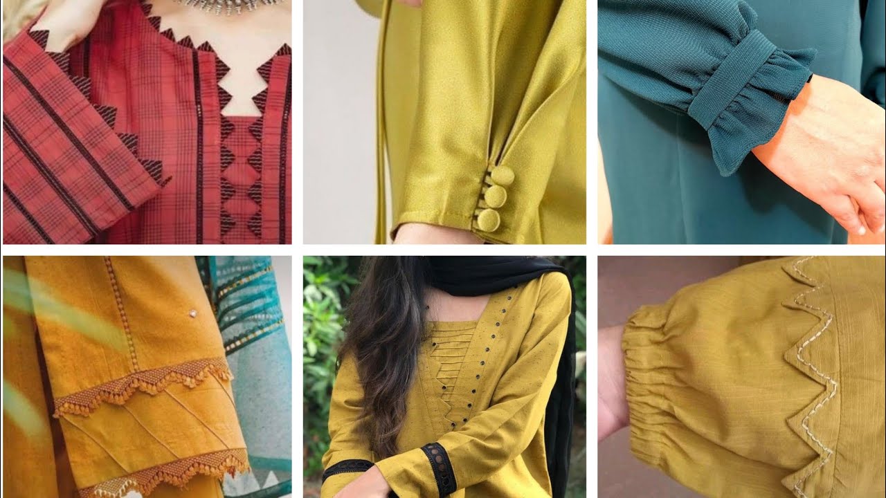 New latest sleeves and gala designs/stylish kurta and frocks design# ...