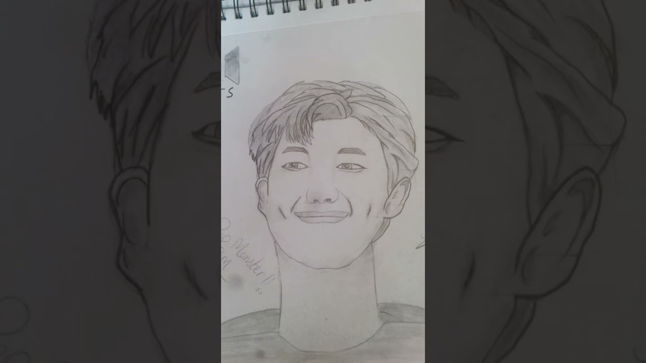 bts *rap monster* 'drawing' - YouTube