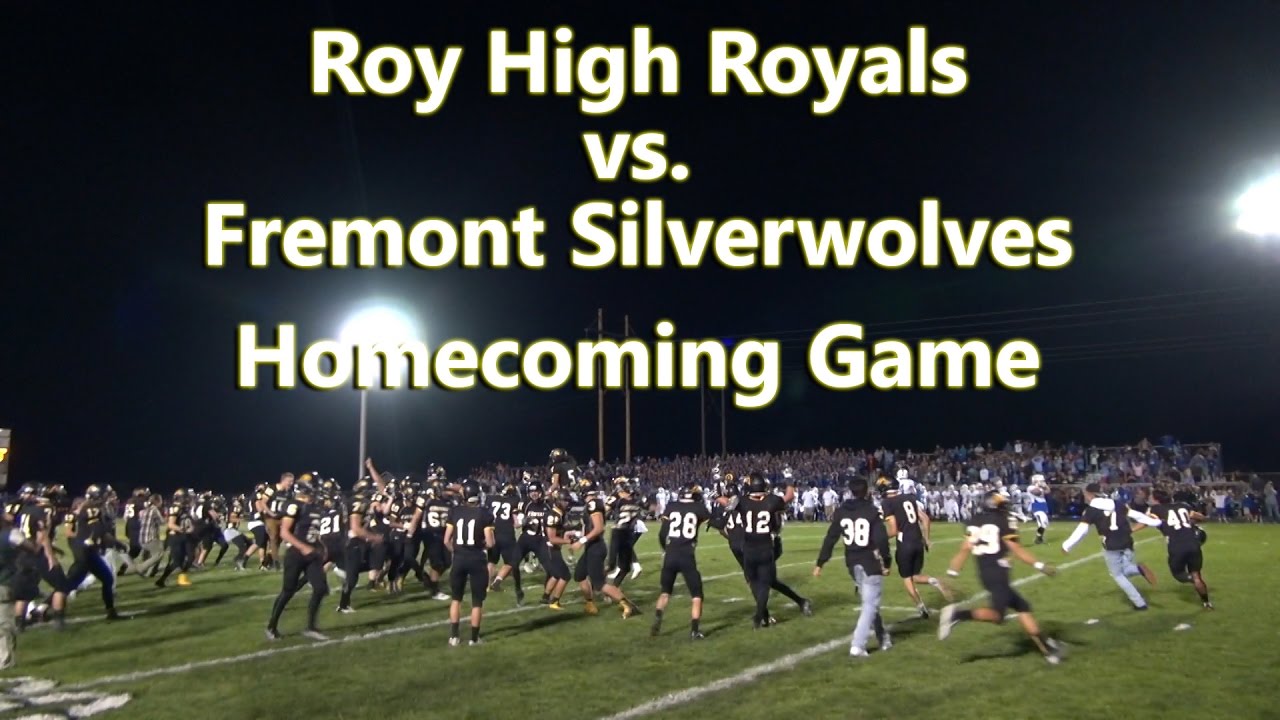 Highschool Football - Roy High vs Fremont - Highlights - YouTube