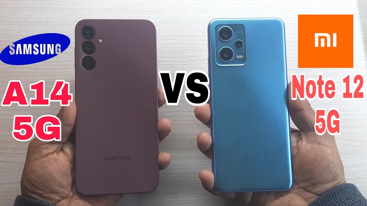 Samsung Galaxy A14 5G vs Redmi Note 12 5G Speed Test Comparison? कौन सा ...