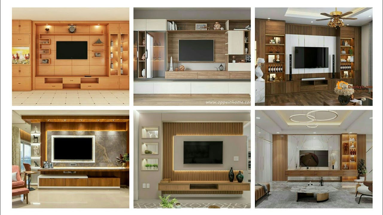 Top 50 LCD Wall Unit /Tv Cabinet Design Ideas 2023 - YouTube