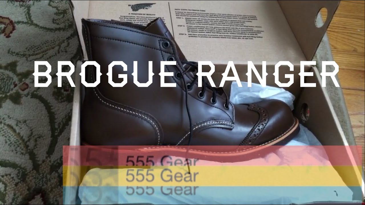 Review: Red Wing Brogue Ranger Heritage 6 inch boots USA "Dapper Iron ...