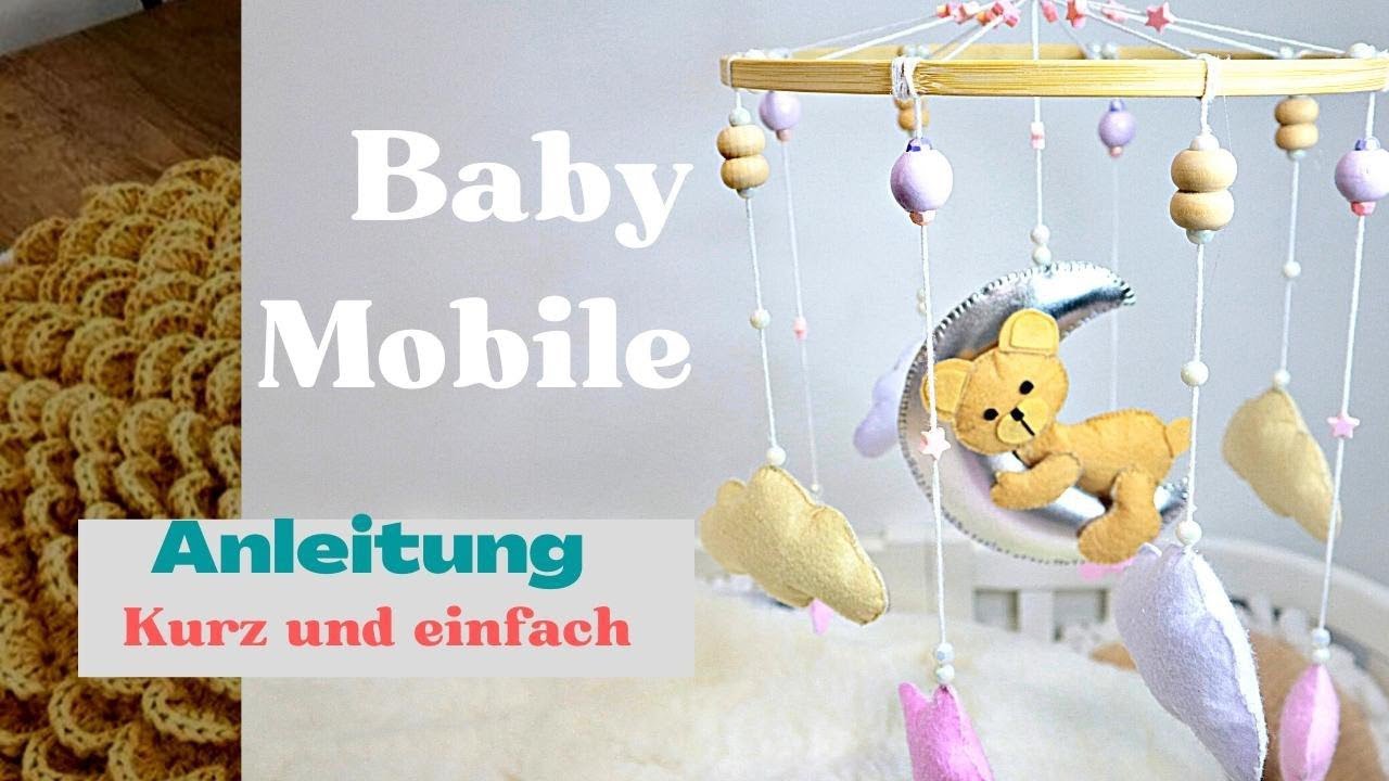 DIY Baby MOBILE | Handmade| Anleitung zum selber machen - YouTube