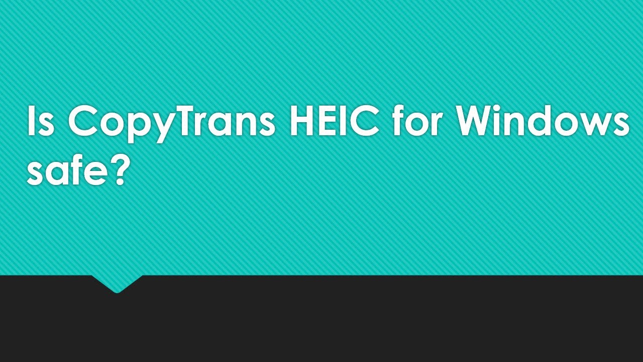 CopyTrans HEIC Review ! Is CopyTrans HEIC for Windows safe? - YouTube