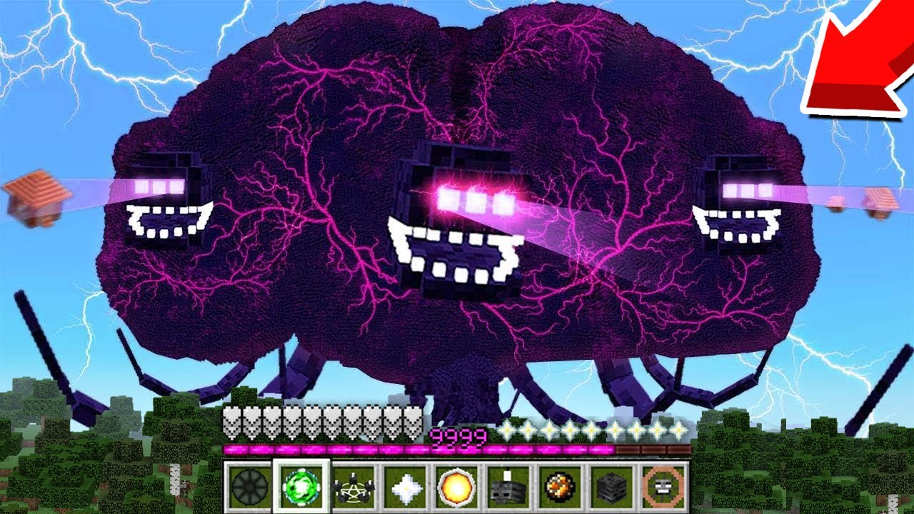 Minecraft MEGA WITHER STORM How To Play Battle ! - YouTube