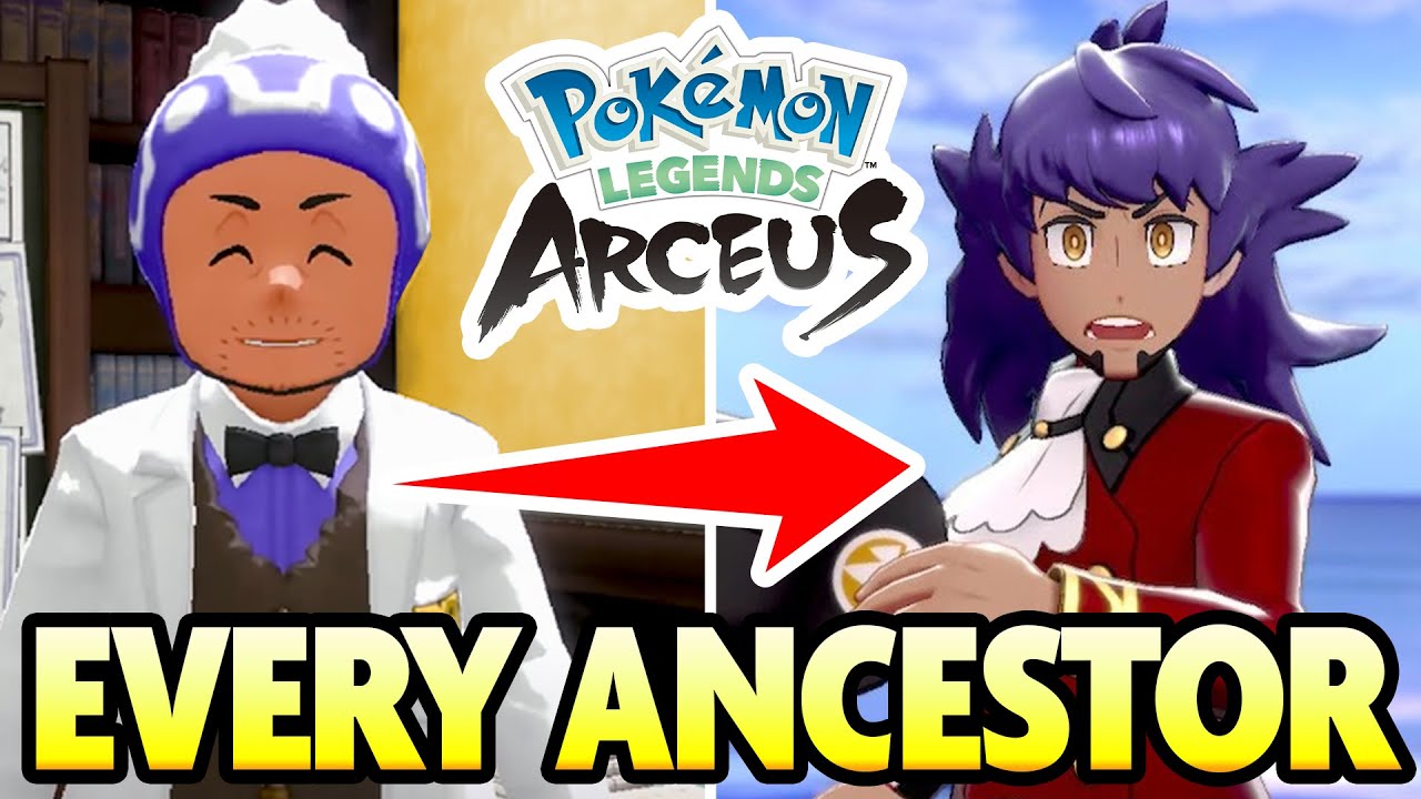 THEY'RE RELATED?! All Pokemon Legends Arceus Ancestors! - YouTube