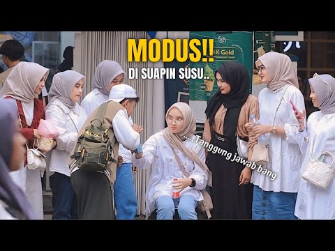 VIRAL!! DI SUAPIN SUSU SAMA CEWEK CANTIK BIKIN BAPER