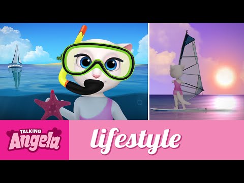Talking Angela - My Day at the Beach