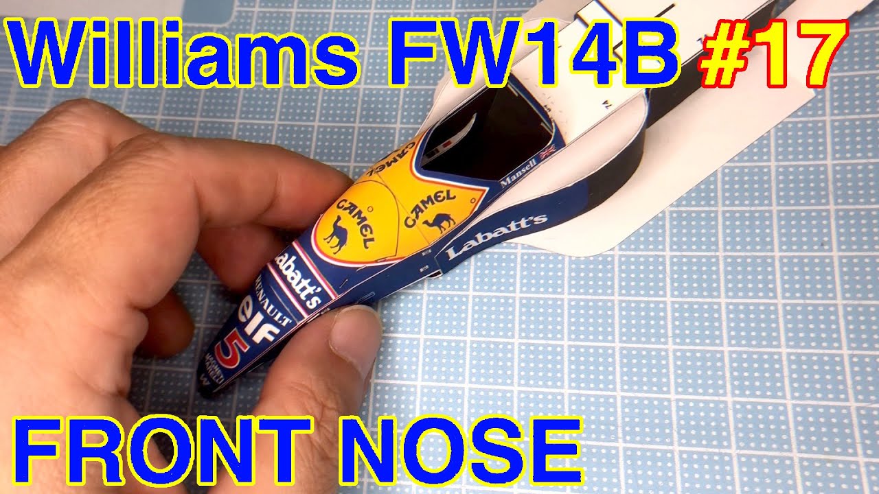 PAPERCRAFT Williams FW14B を作る！ #17 - YouTube