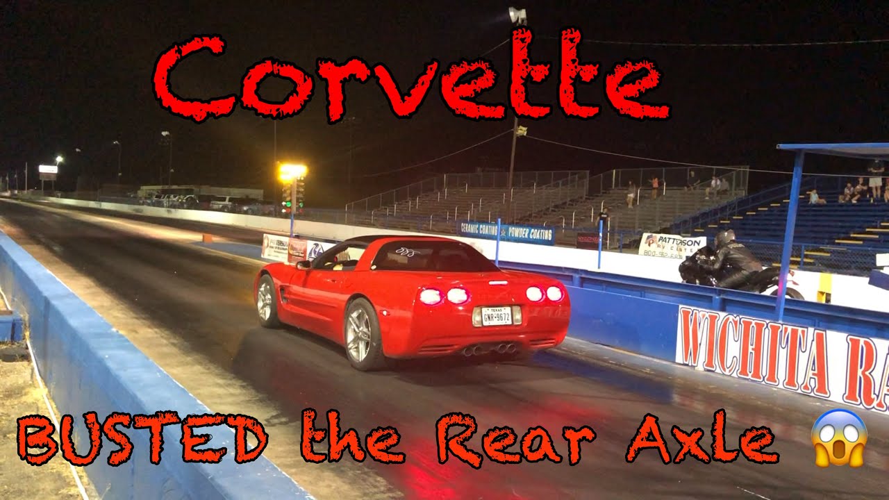 Drag Racing Corvette Breaks Rear end and Test and Tune Action# ...