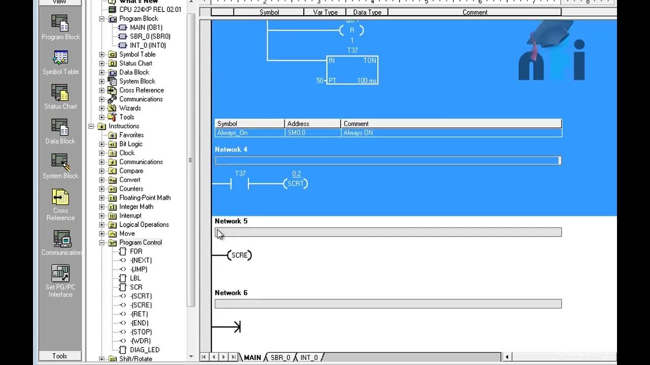 Sequential Control Relay (SCR) Siemens S7 200 By NfiAutomation. #plc #plcprogramming #siemens ...