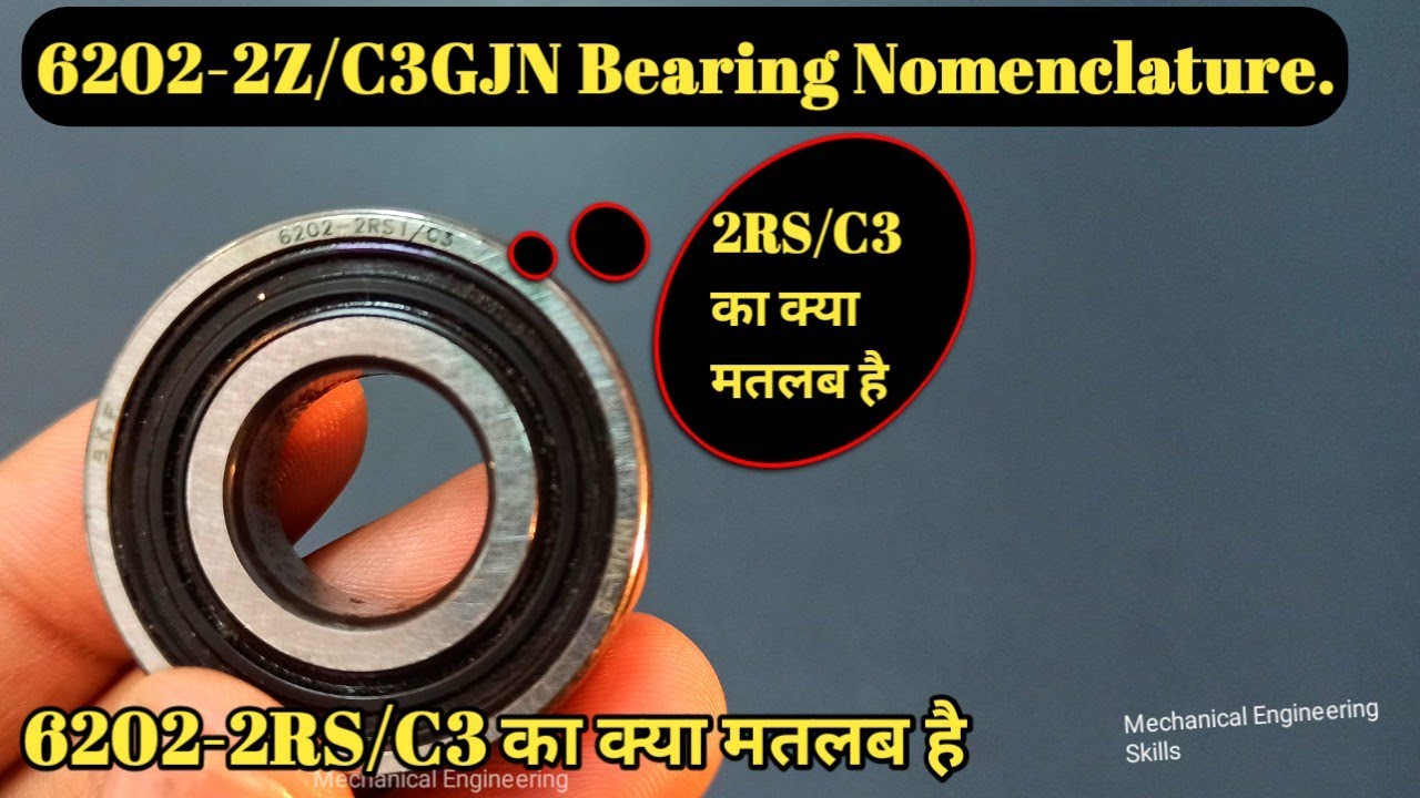 6202 2RS/C3 Ball Bearing Specification. #ballbearing # ...