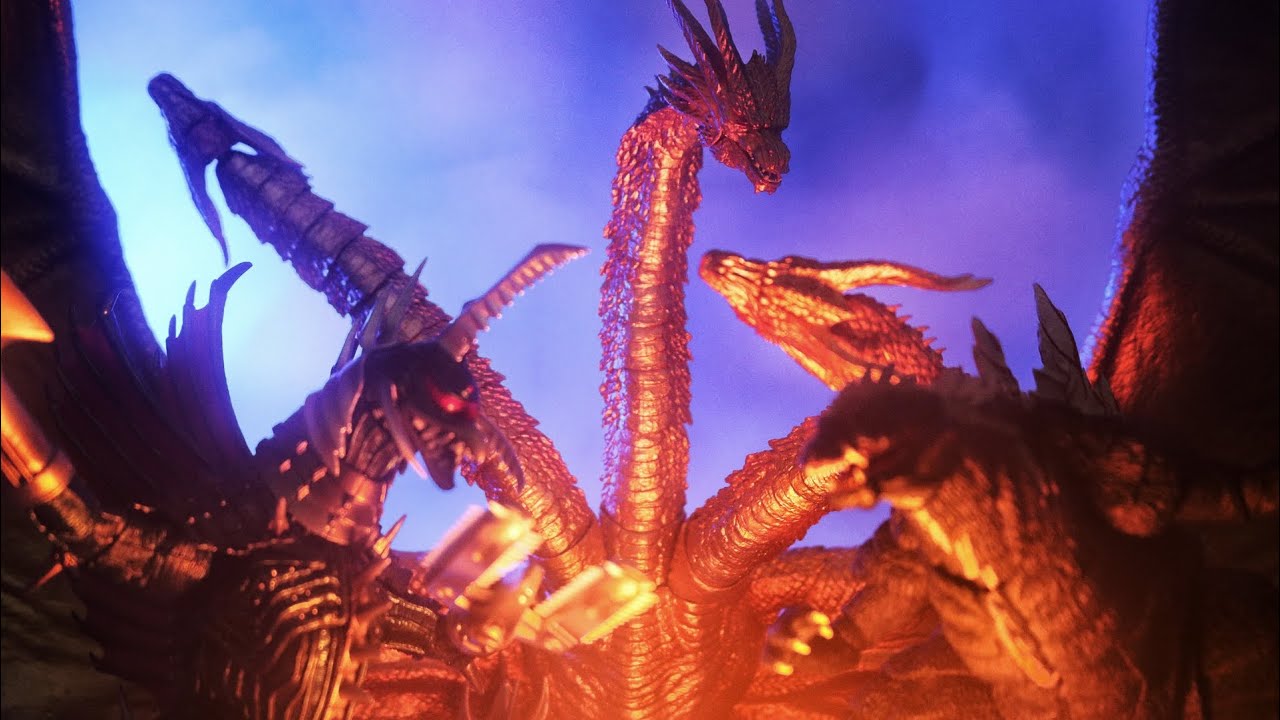 4k Subscriber Dab Special | Godzilla and Hammond Collection stop motion ...