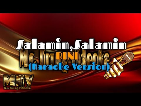 Salamin ,salamin (karaoke version) Song by Bini - YouTube