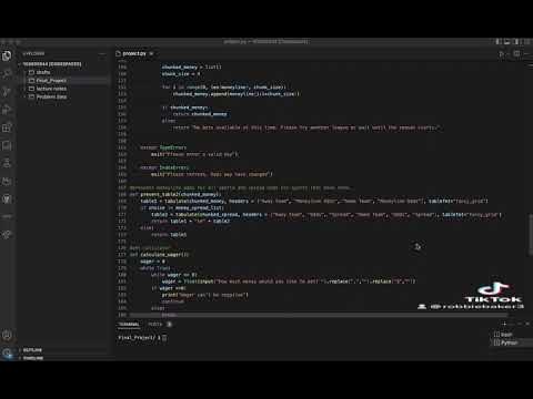 Python Sports Book - CS50P Final Project - YouTube