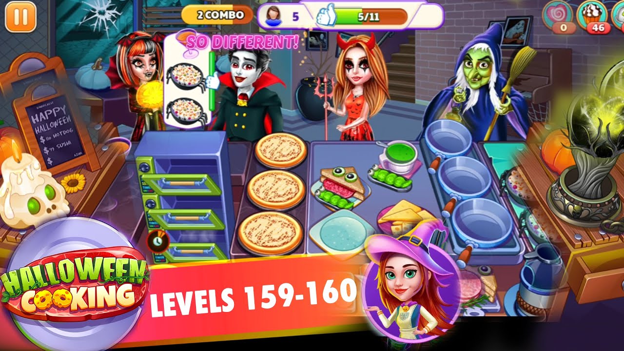 Google Play Pass: Halloween Cooking Game - Gameplay Levels 159-160 ...