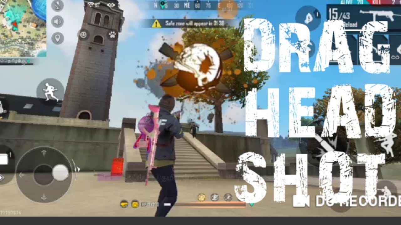 Free fire ||drag Head shot clips|| by (J.J gaming) - YouTube