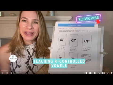 R Controlled Vowels from Orton Gillingham Coaching - YouTube