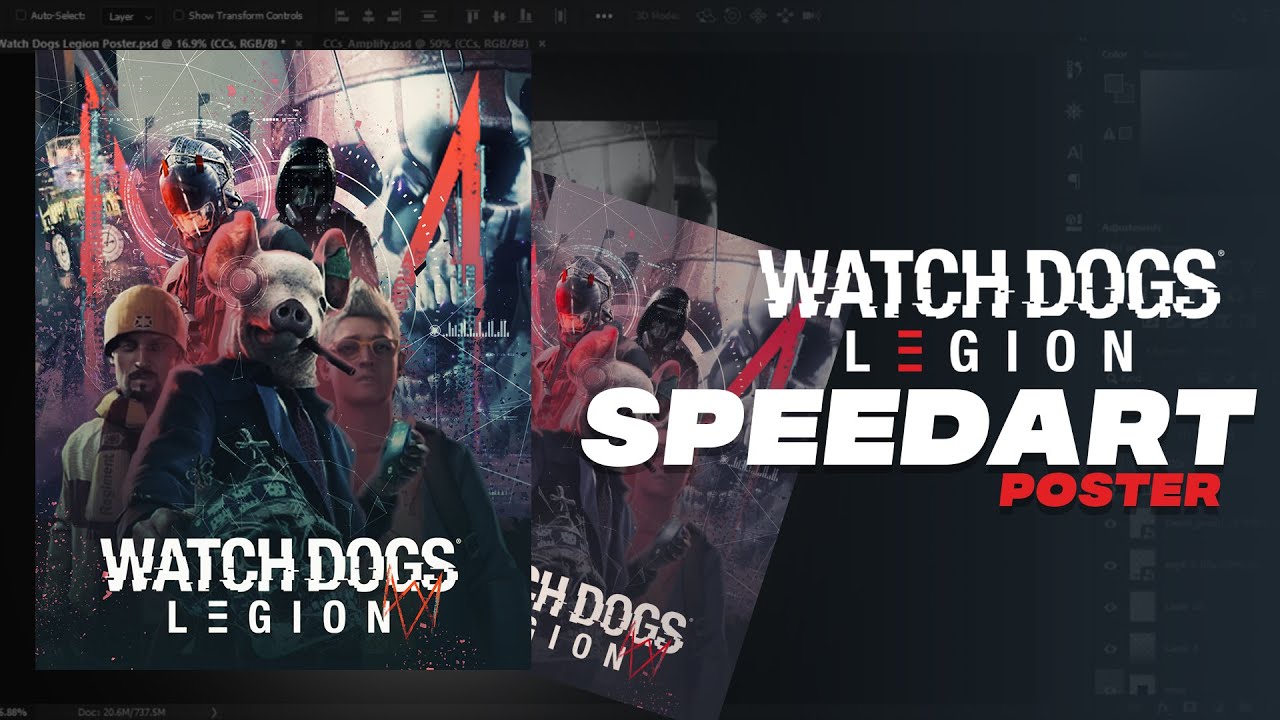 WatchDogs: Legion | Poster | Design SpeedArt! - YouTube