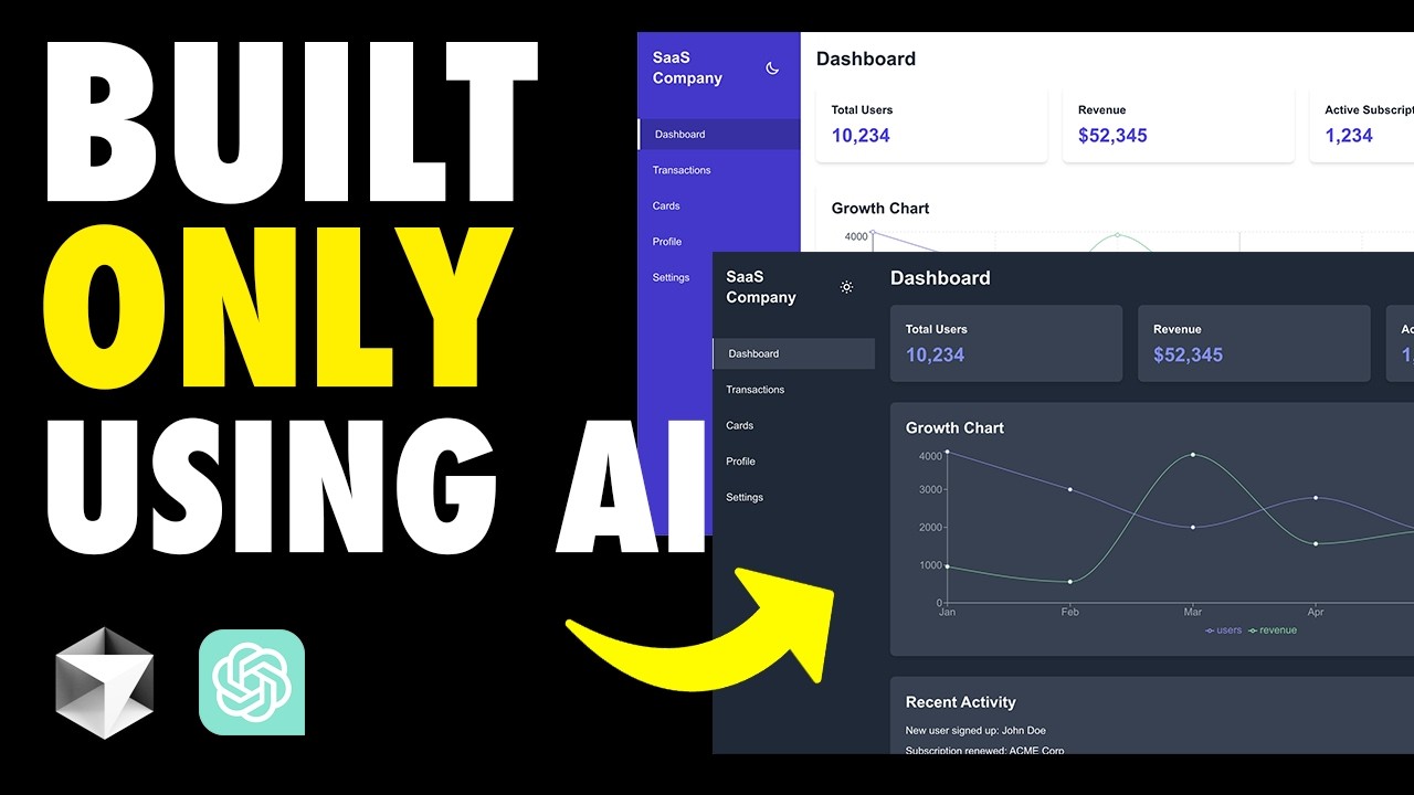 Build a Finance Saas Dashboard in 10 Minutes Using Cursor AI, Next JS ...